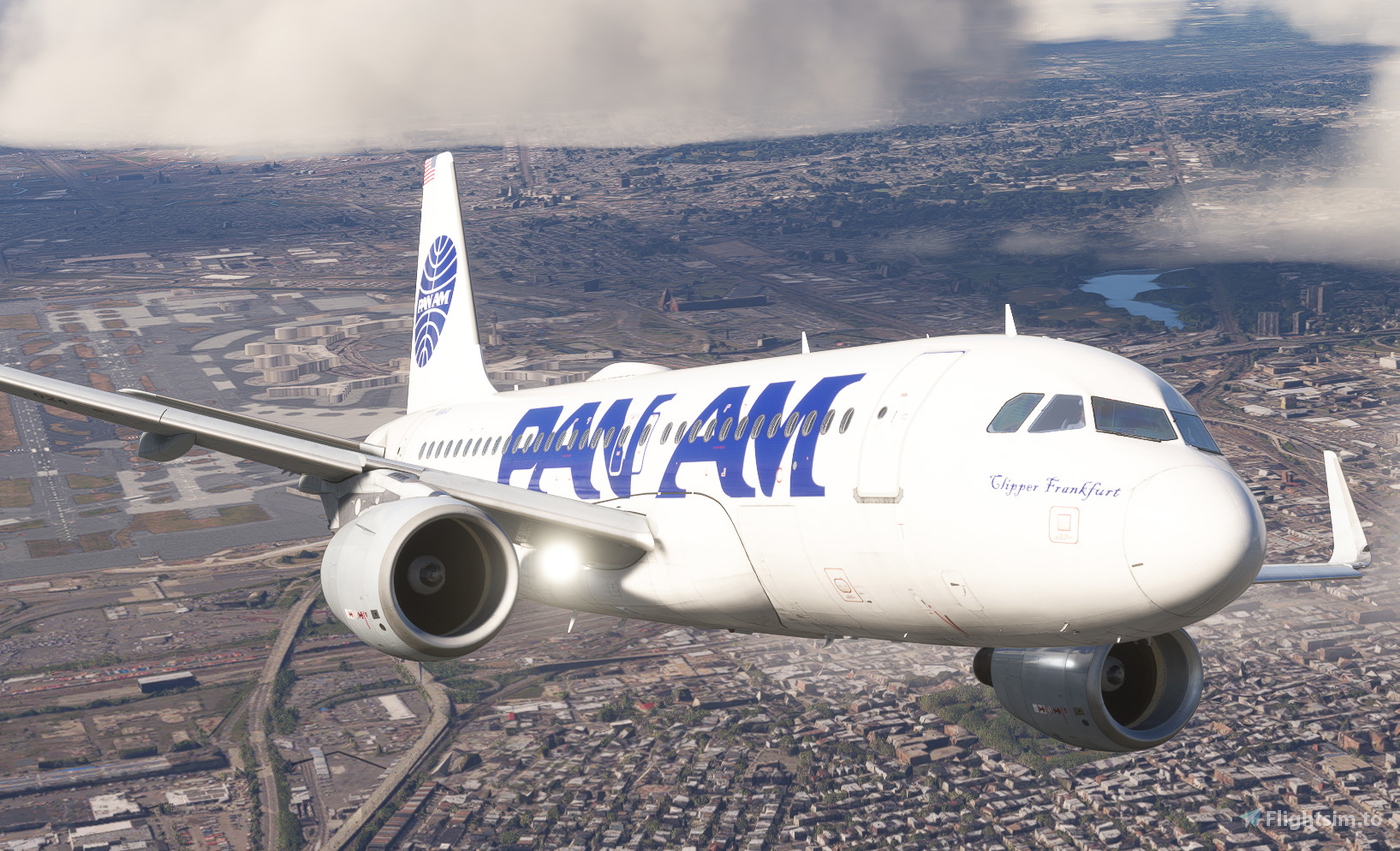 PAN AM - A319 CFM SL - 1996 - N804PA - 8K - [FICTIONAL] [REQUEST] para Microsoft Flight ...