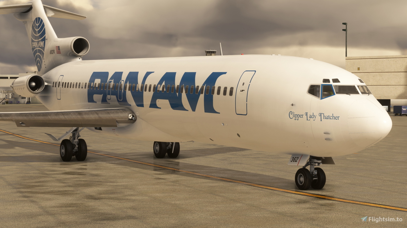 Pan Am ("Clipper Lady Thatcher" N362PA) 2004 | FlightSim Studio B727 ...