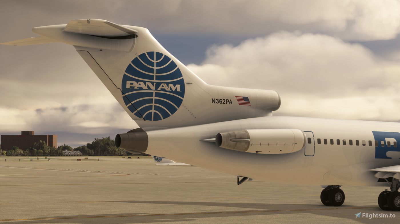 Pan Am ("Clipper Lady Thatcher" N362PA) 2004 | FlightSim Studio B727 ...