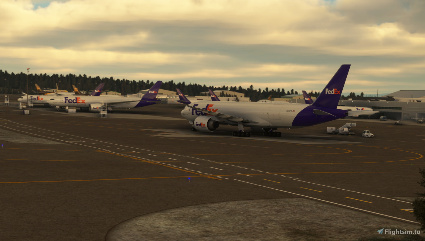 PANC FSLTL Static Aircraft for Microsoft Flight Simulator | MSFS