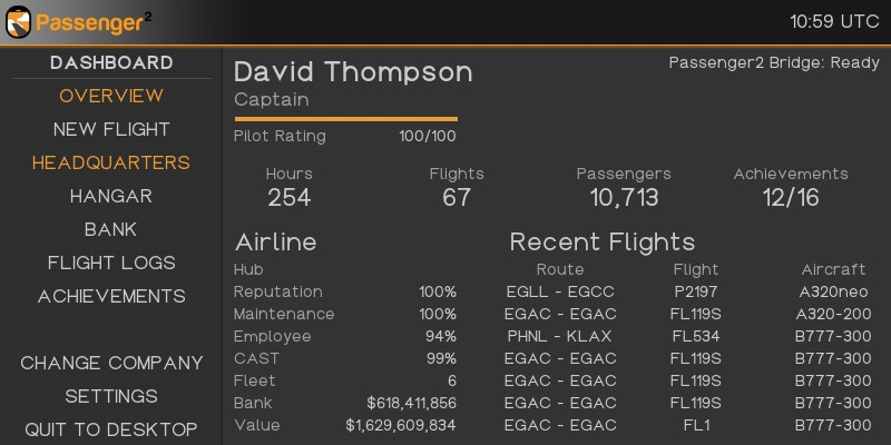 Passenger2 - Passenger2 Pro - The most advanced passenger and crew add-on for Microsoft Flight ...