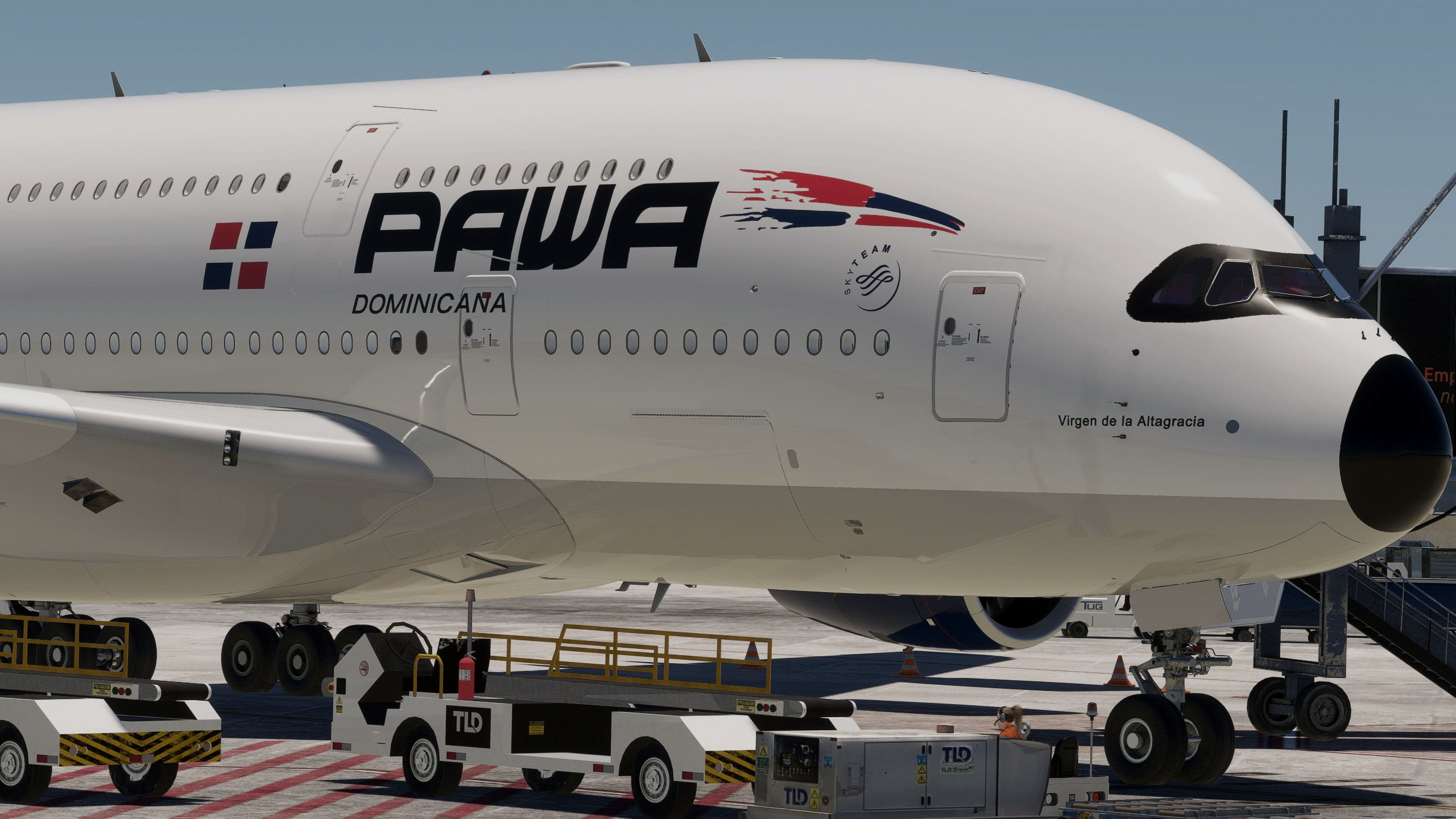 PAWA DOMINICANA | W/Cabin 8K | A380X - MSFS Add-on - Flightsim.to