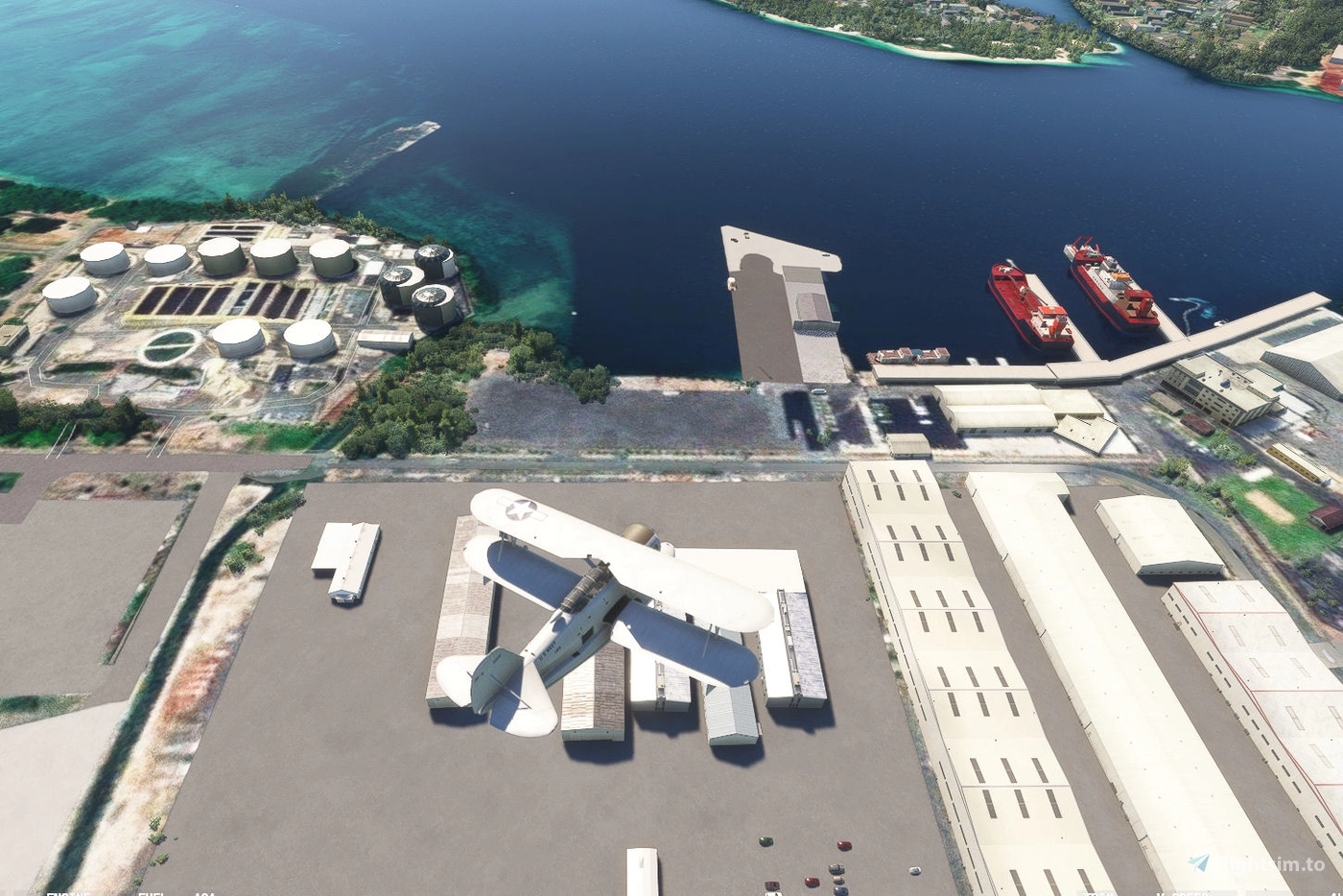 Pearl Harbor Docks & Ships for Microsoft Flight Simulator | MSFS