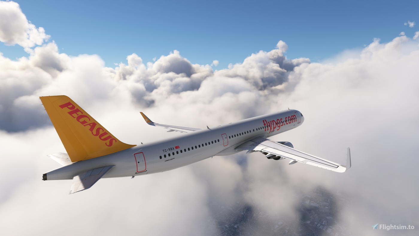 Pegasus Airlines A321-SLceo TC-RBA for Microsoft Flight Simulator | MSFS