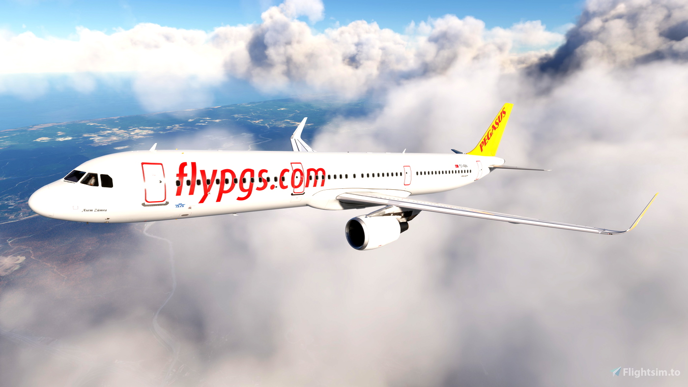 Pegasus Airlines A321-SLceo TC-RBA for Microsoft Flight Simulator | Feed