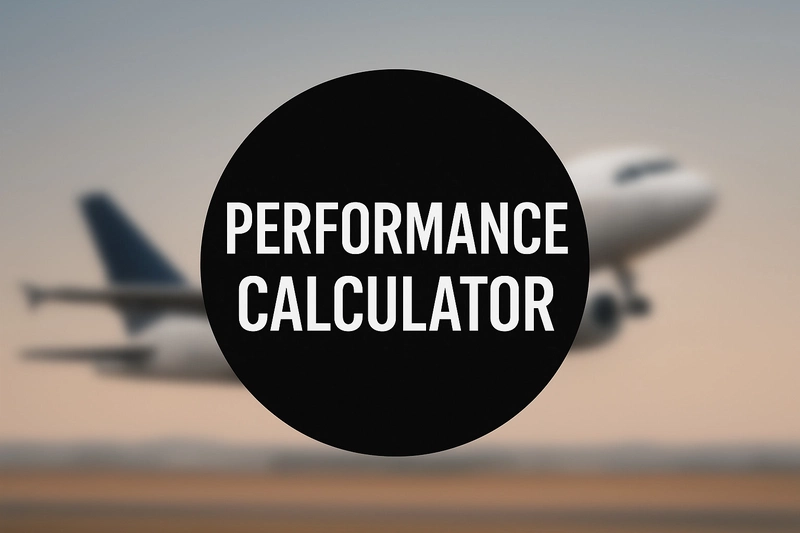 Performance Calculator für Microsoft Flight Simulator | MSFS