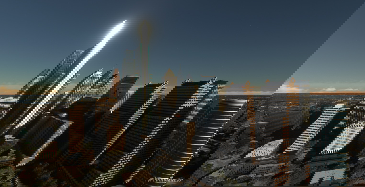 SamScene3D - Philadelphia Modern City for Microsoft Flight Simulator | MSFS