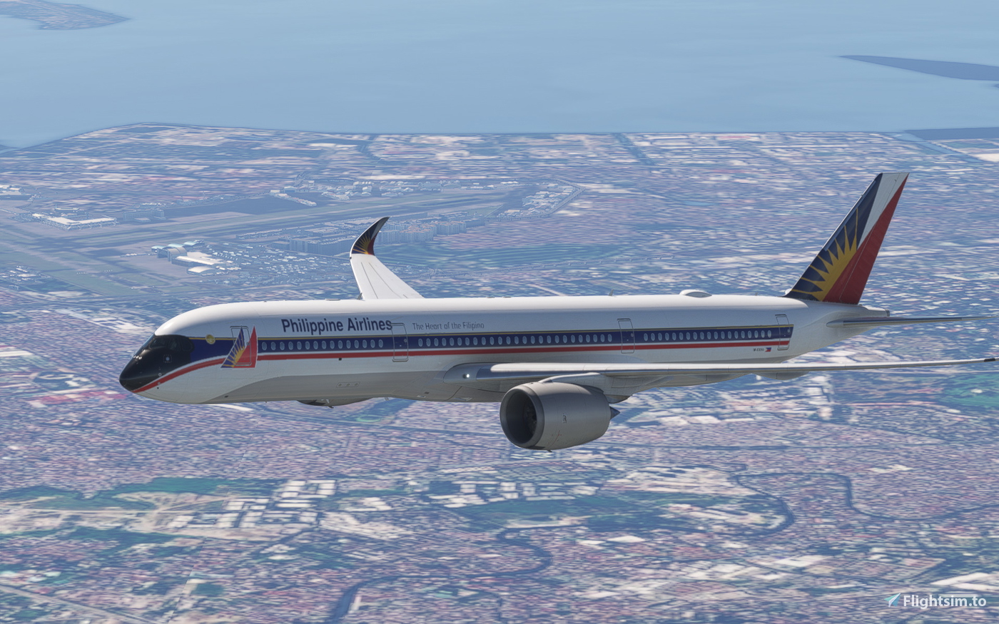 Philippine Airlines Retro Livery RP-C3503 pro Microsoft Flight ...