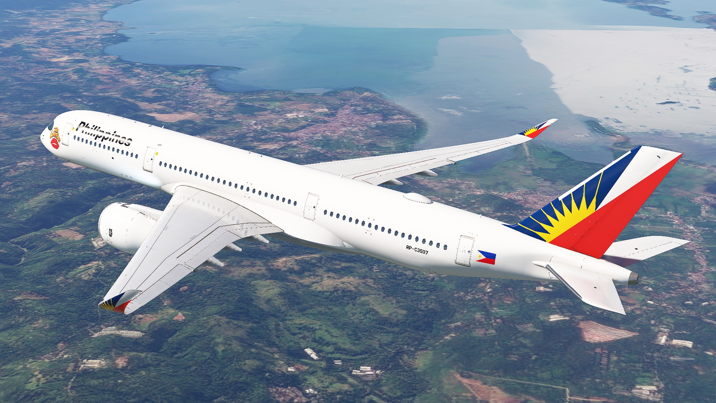 Philippine Airlines RP-C3507 A350-900 för Microsoft Flight Simulator | MSFS