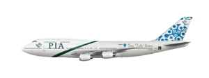 PIA Boeing 747-8 - "Karachi - Green Turtle Waters" Livery - AP-BFX [4K ...