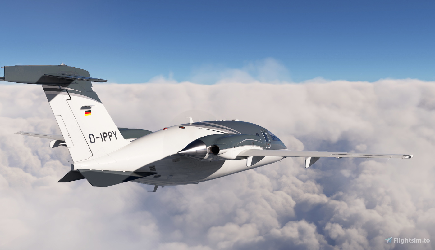 Piaggio P180 Avanti AirGo D-IPPY pour Microsoft Flight Simulator | MSFS