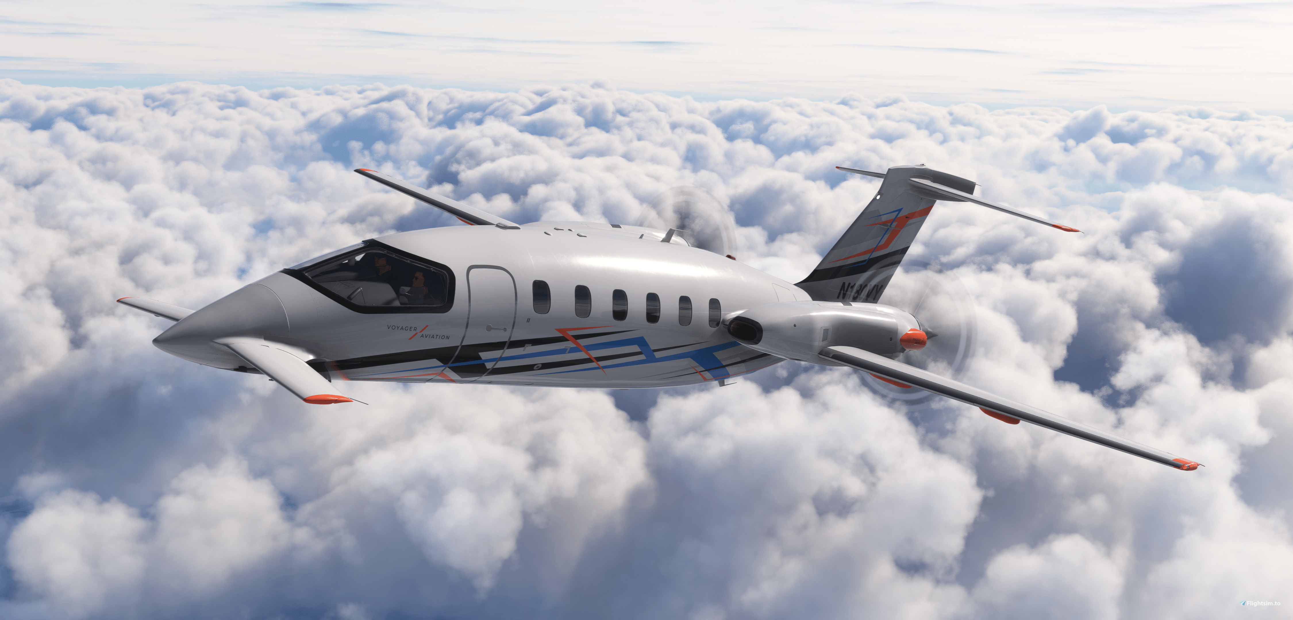Piaggio P180 Avanti II | N180VY | Voyager Aviation - MSFS Add-on ...