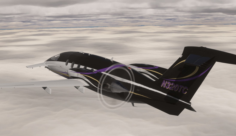 Piaggio P.180 Avanti N320TC for Microsoft Flight Simulator | MSFS