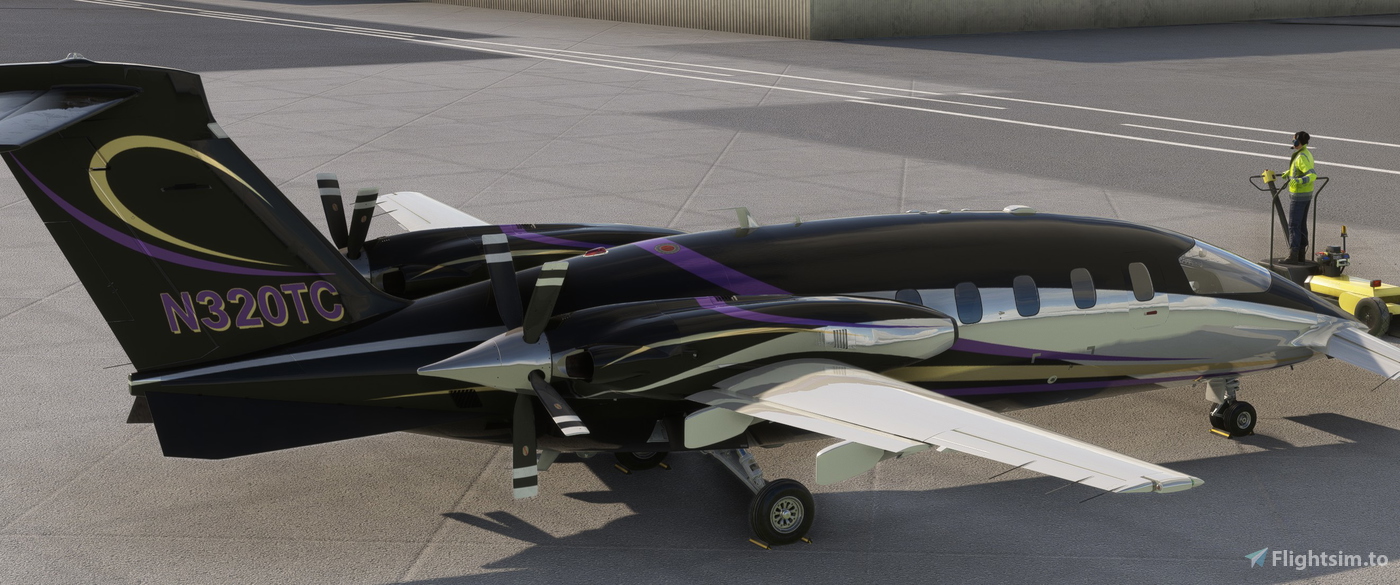 Piaggio P.180 Avanti N320TC for Microsoft Flight Simulator | MSFS