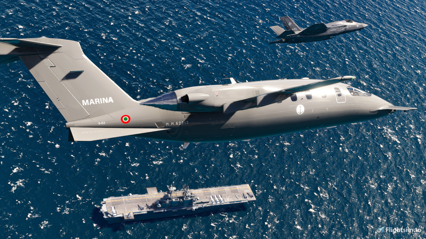 Piaggio P180 Marina Militare Italiana M.M. 62213 对于 Microsoft Flight ...