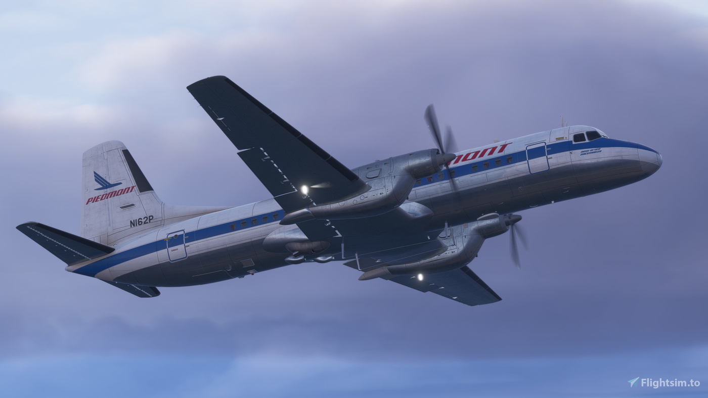 Piedmont Airlines | N162P | YS-11 for Microsoft Flight Simulator | MSFS
