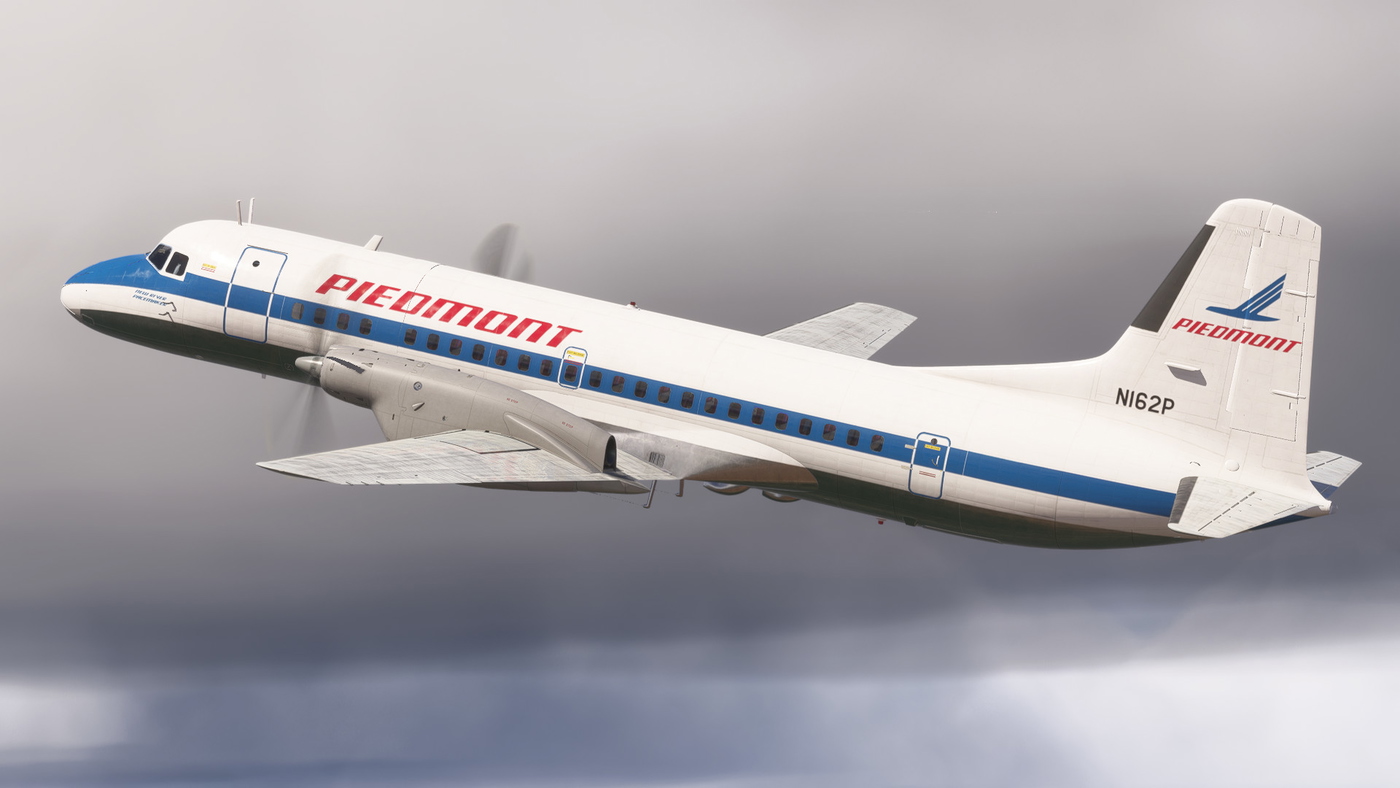YS-11 Piedmont (N162P) for Microsoft Flight Simulator | MSFS
