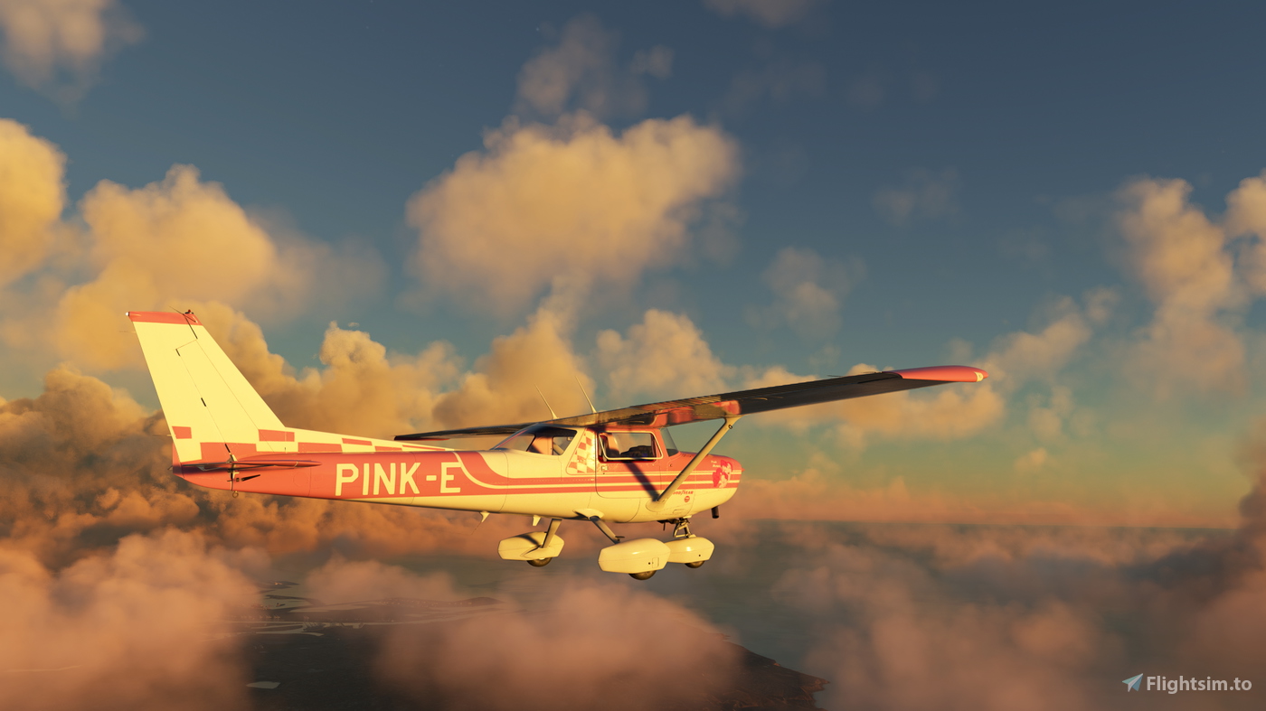 PINK MENACE Cessna 152 Fairing WB SIM Version para Microsoft Flight ...