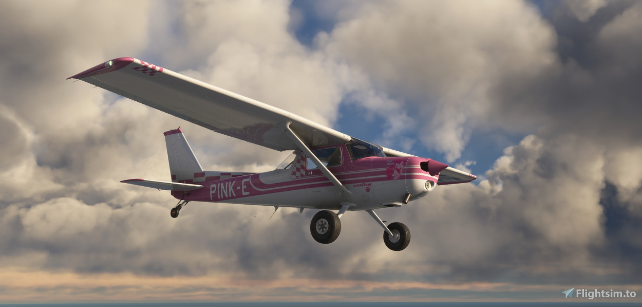 PINK MENACE Cessna 152 Taildragger WB SIM Version for Microsoft Flight ...
