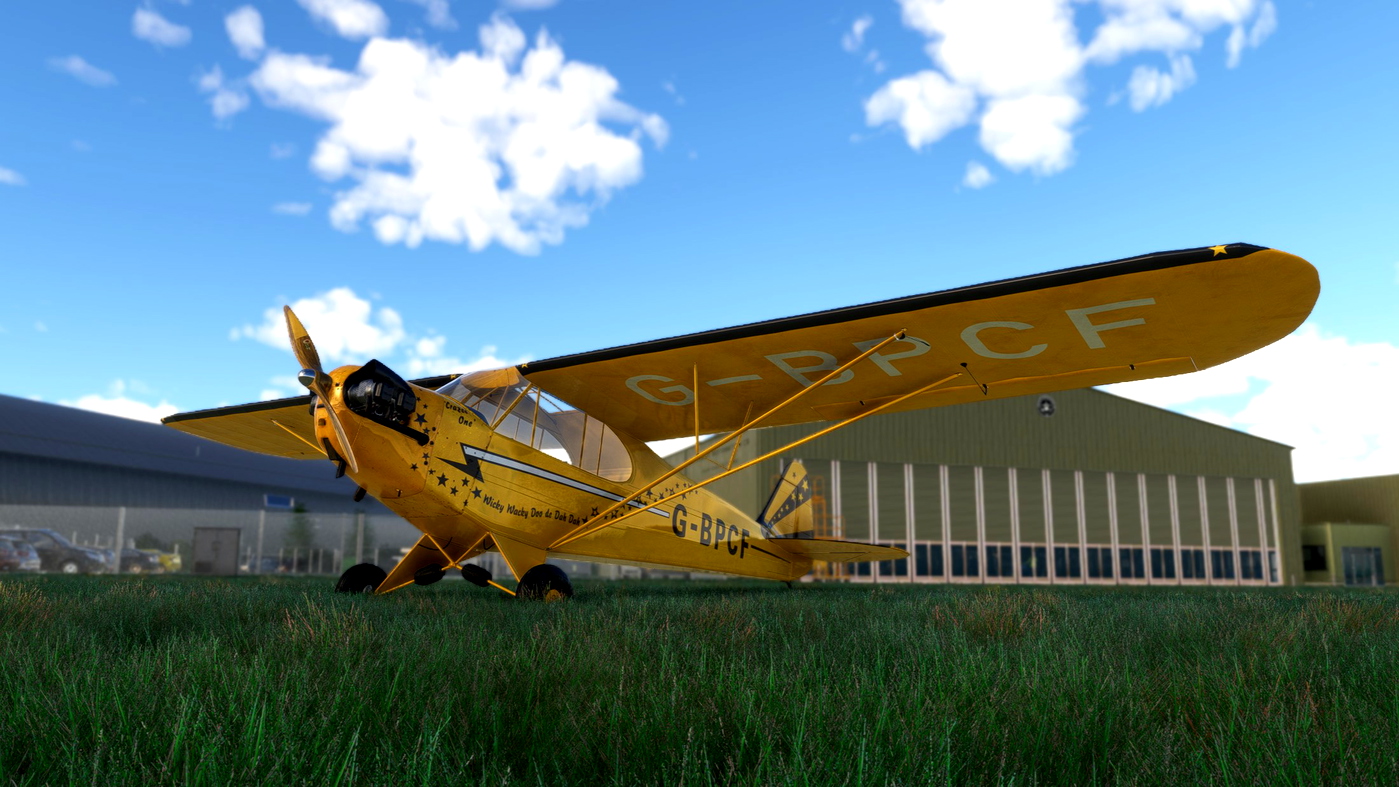 Piper J-3 Cub G-BPCF "Crazee One" for Microsoft Flight Simulator | Feed