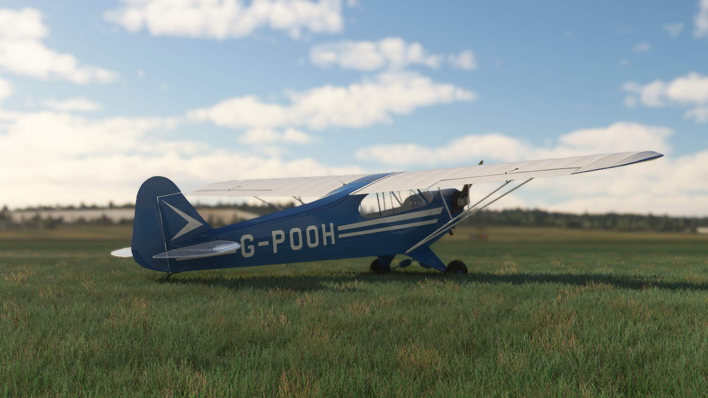Piper J-3 Cub G-POOH for Microsoft Flight Simulator | MSFS