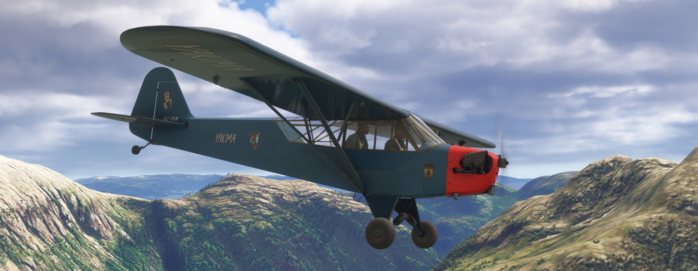 Piper L4-H Yakima NC-YKM fs20-24 for Microsoft Flight Simulator | MSFS