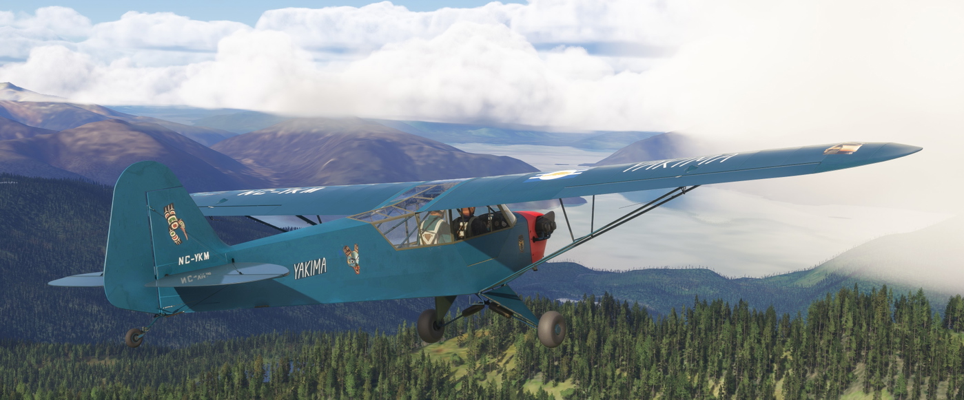 Piper L4-H Yakima NC-YKM fs20-24 for Microsoft Flight Simulator | MSFS