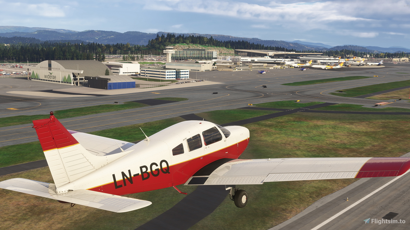 Piper PA 28 Warrior II LN-BGQ 2020 for Microsoft Flight Simulator | MSFS