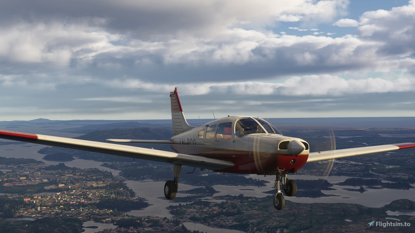 Piper PA 28 Warrior II LN-BGQ 2020 for Microsoft Flight Simulator | MSFS