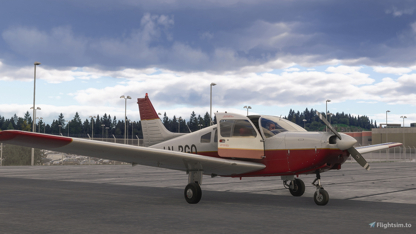 Piper PA 28 Warrior II LN-BGQ for Microsoft Flight Simulator | MSFS