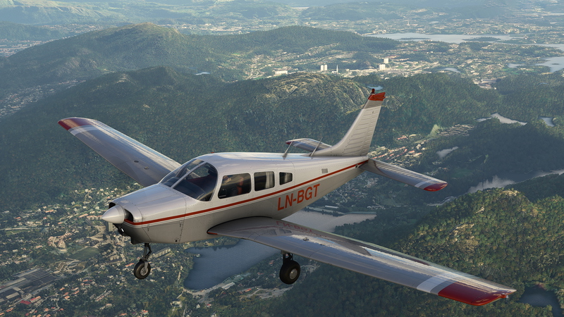 Piper PA 28 Warrior II LN-BGT 2020 for Microsoft Flight Simulator | MSFS