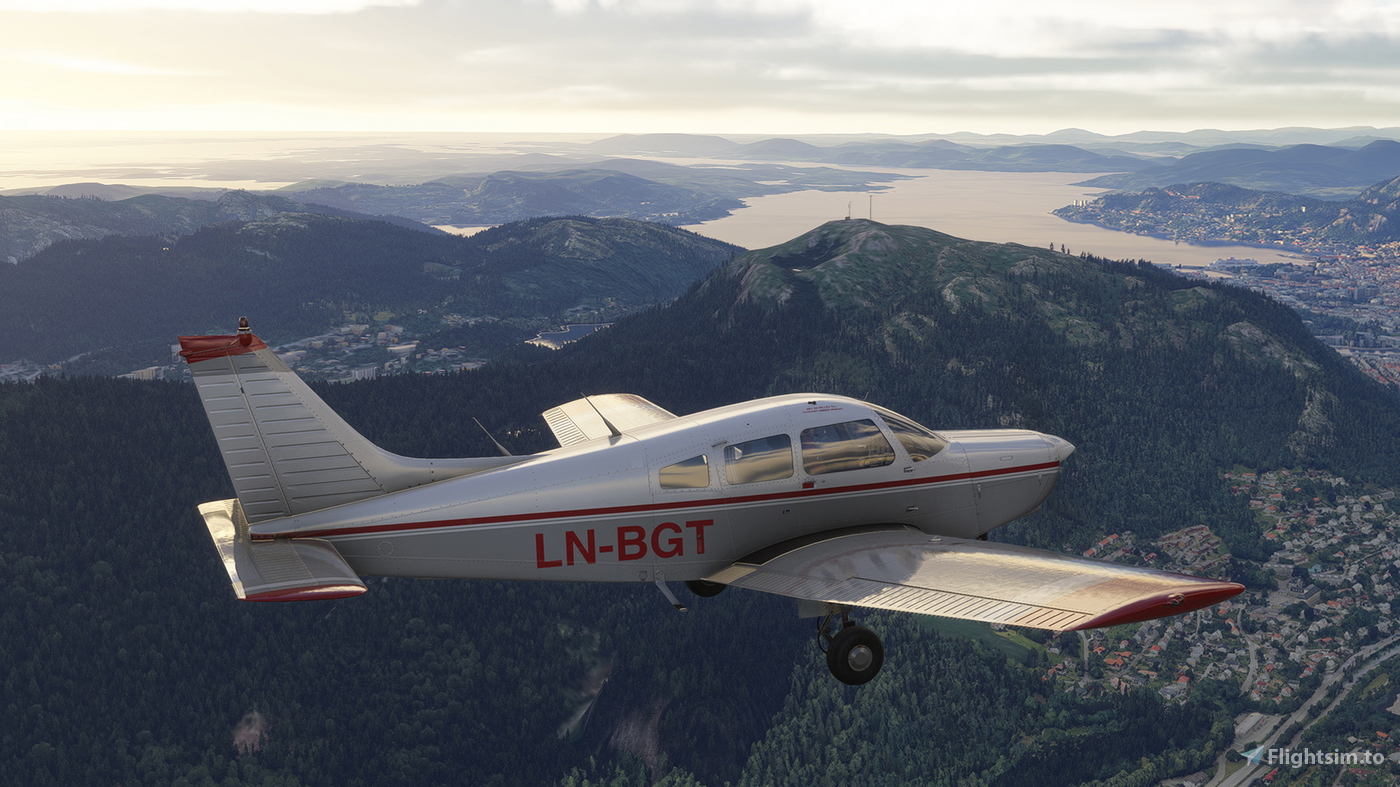 Piper PA 28 Warrior II LN-BGT for Microsoft Flight Simulator | MSFS