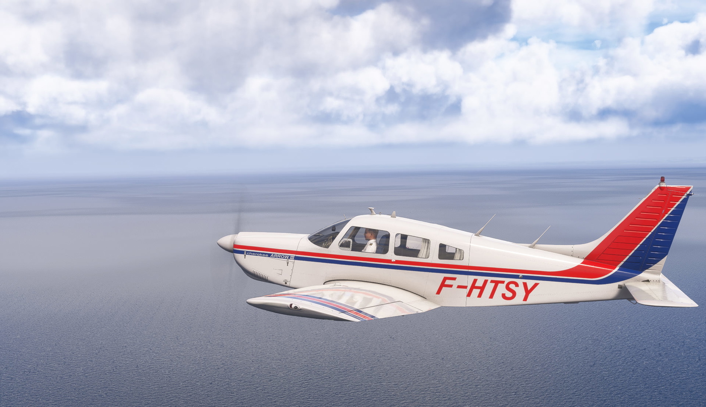 Piper PA-28R Arrow III F-HTSY for Microsoft Flight Simulator | MSFS