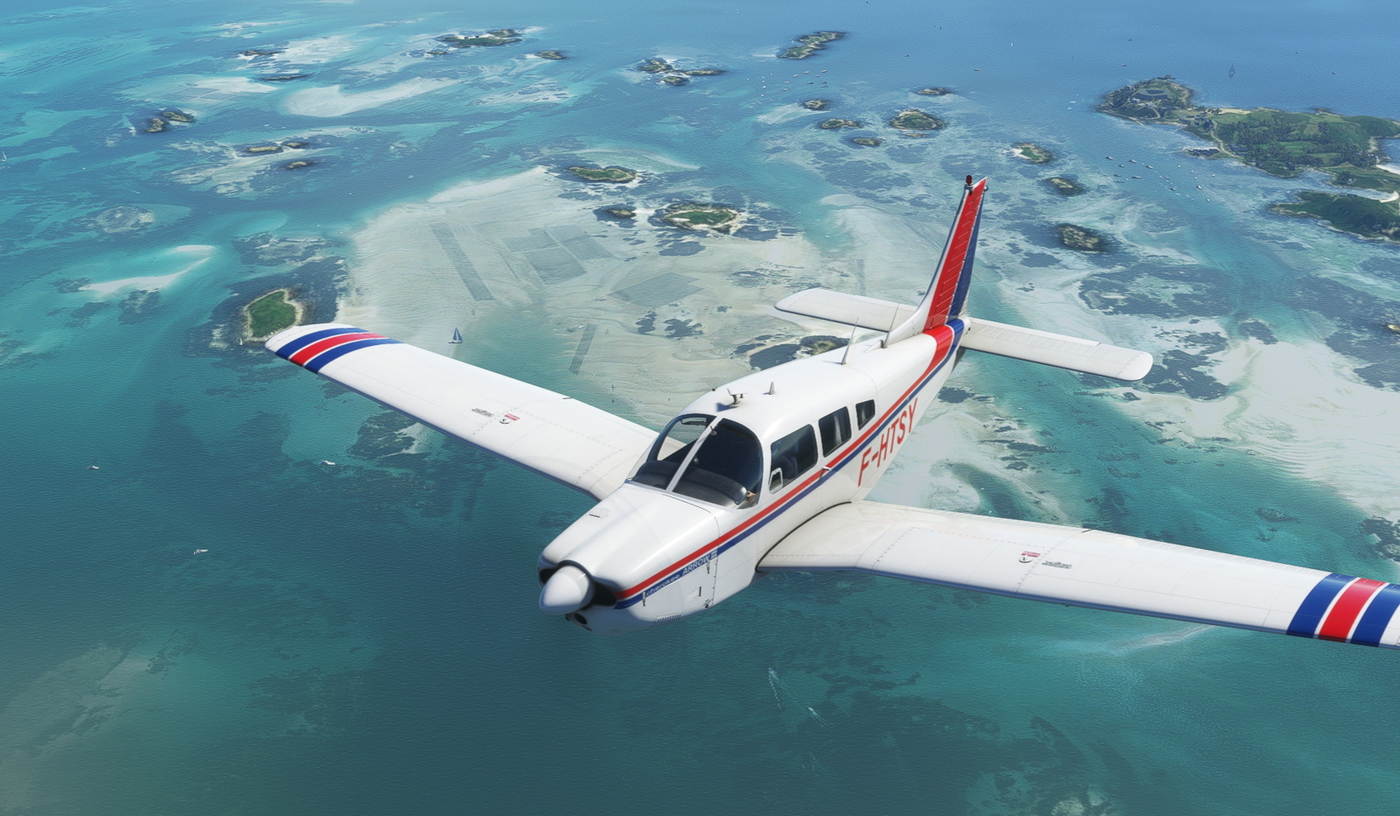 Piper PA-28R Arrow III F-HTSY for Microsoft Flight Simulator | MSFS