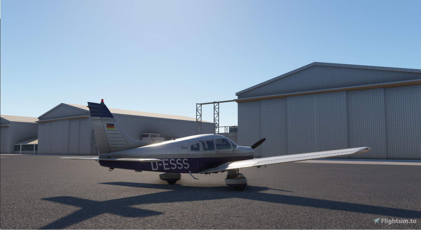 Piper_Warrior-II_D-ESSS para Microsoft Flight Simulator | MSFS