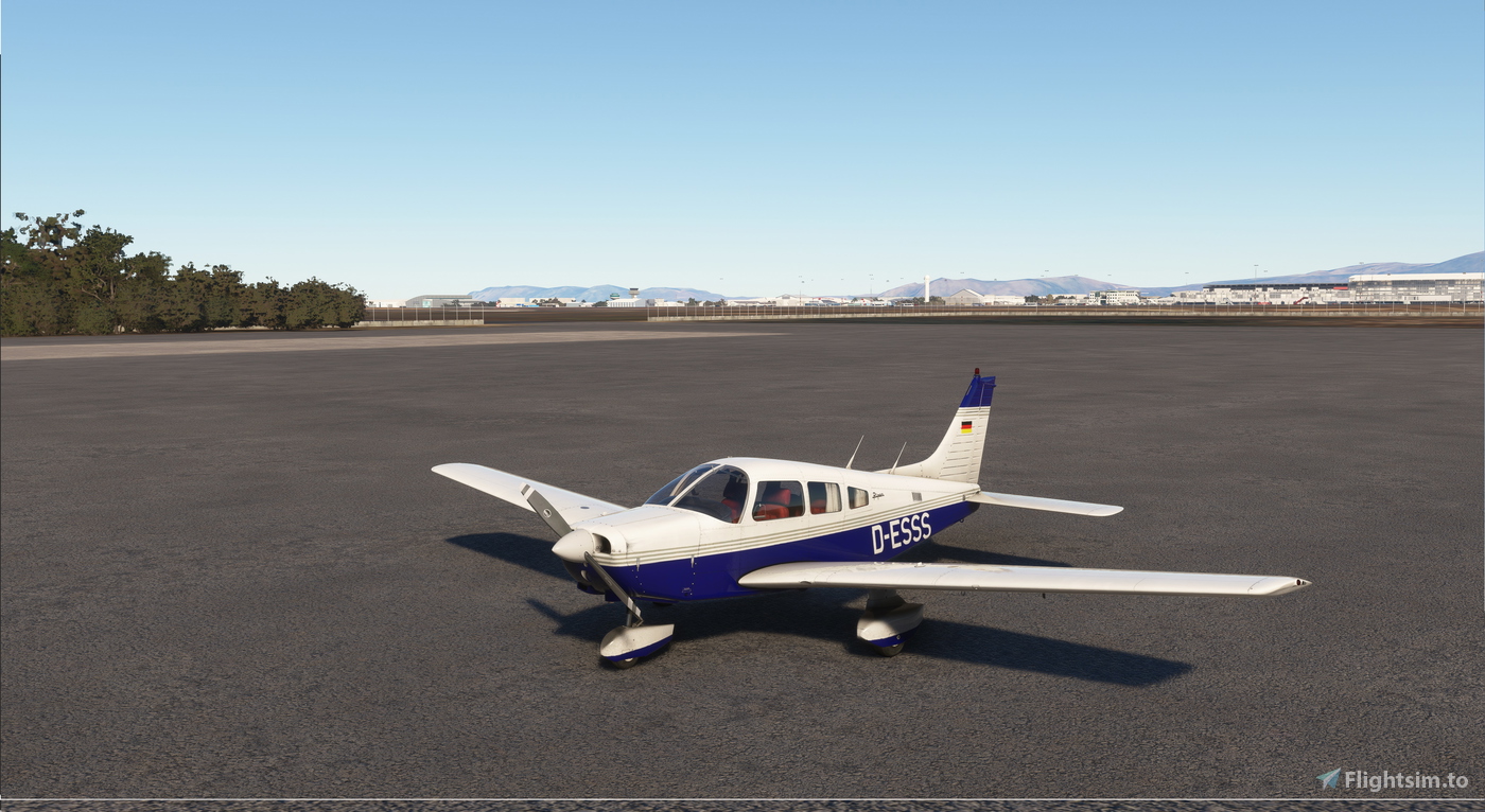 Piper_Warrior-II_D-ESSS para Microsoft Flight Simulator | MSFS