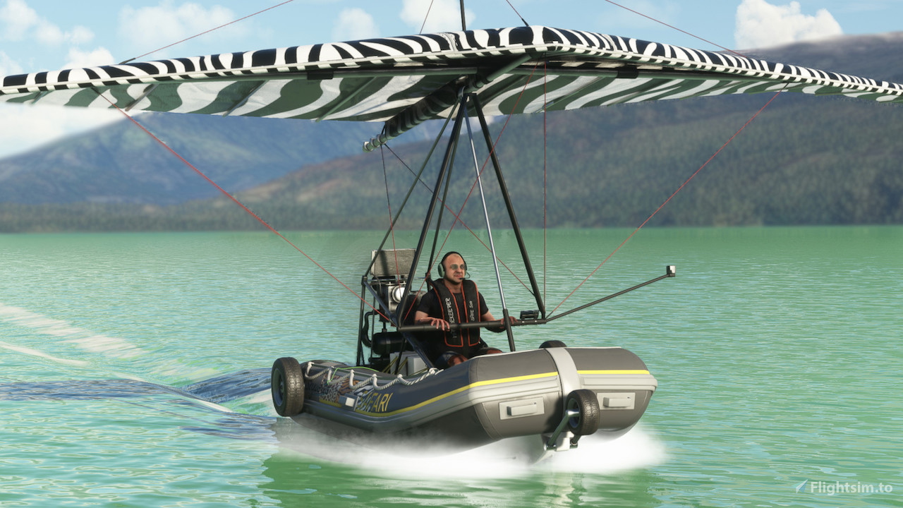 Pizzamesh Ultralight Hydrocraft for Microsoft Flight Simulator | MSFS