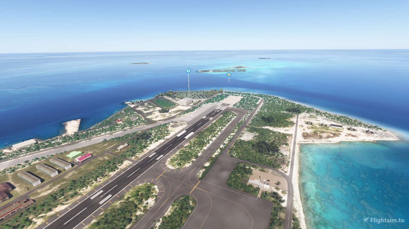 PJON Johnston Atoll AFB 24 for Microsoft Flight Simulator | MSFS
