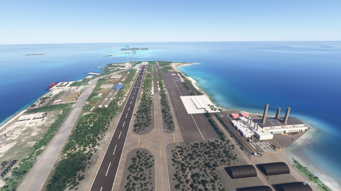 PJON Johnston Atoll AFB 24 for Microsoft Flight Simulator | MSFS