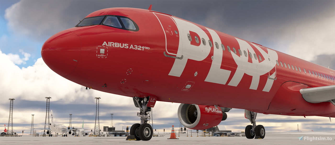 PLAY FLEET PACKAGE for Fenix A321-CFM-SL Fuselage/Cabin 8k for Microsoft Flight Simulator | MSFS