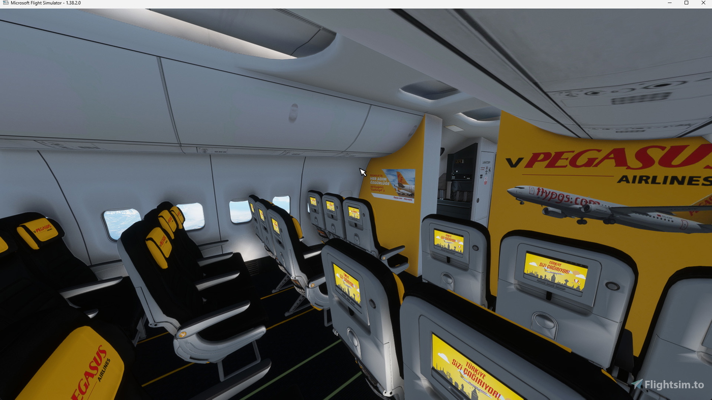 PMDG 737 - 800 Pegasus Airlines Virtual for Microsoft Flight Simulator | MSFS