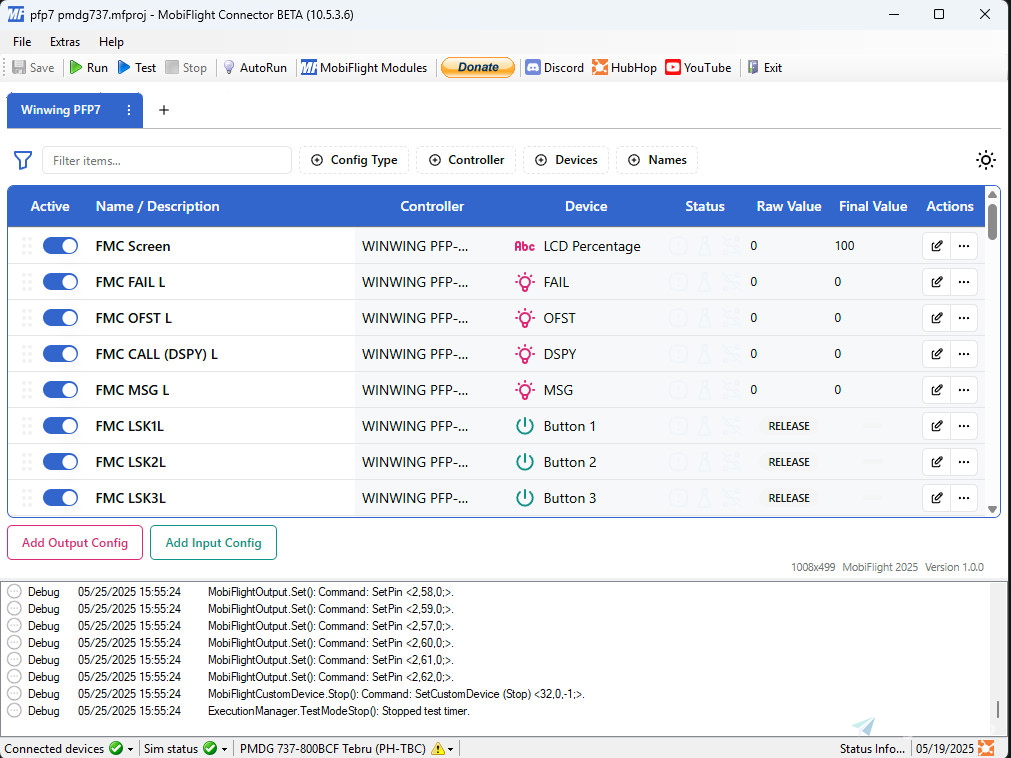 PMDG 737 - WinwingPFP7 - Mobiflight Profile for Microsoft Flight ...