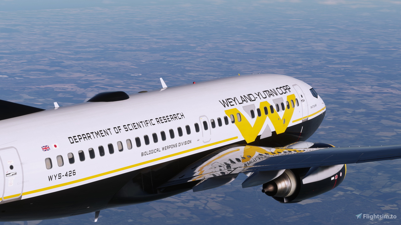 PMDG 737-600 - Weyland-Yutani S-426 Livery. 4K (Fictional - Alien) 对于 ...