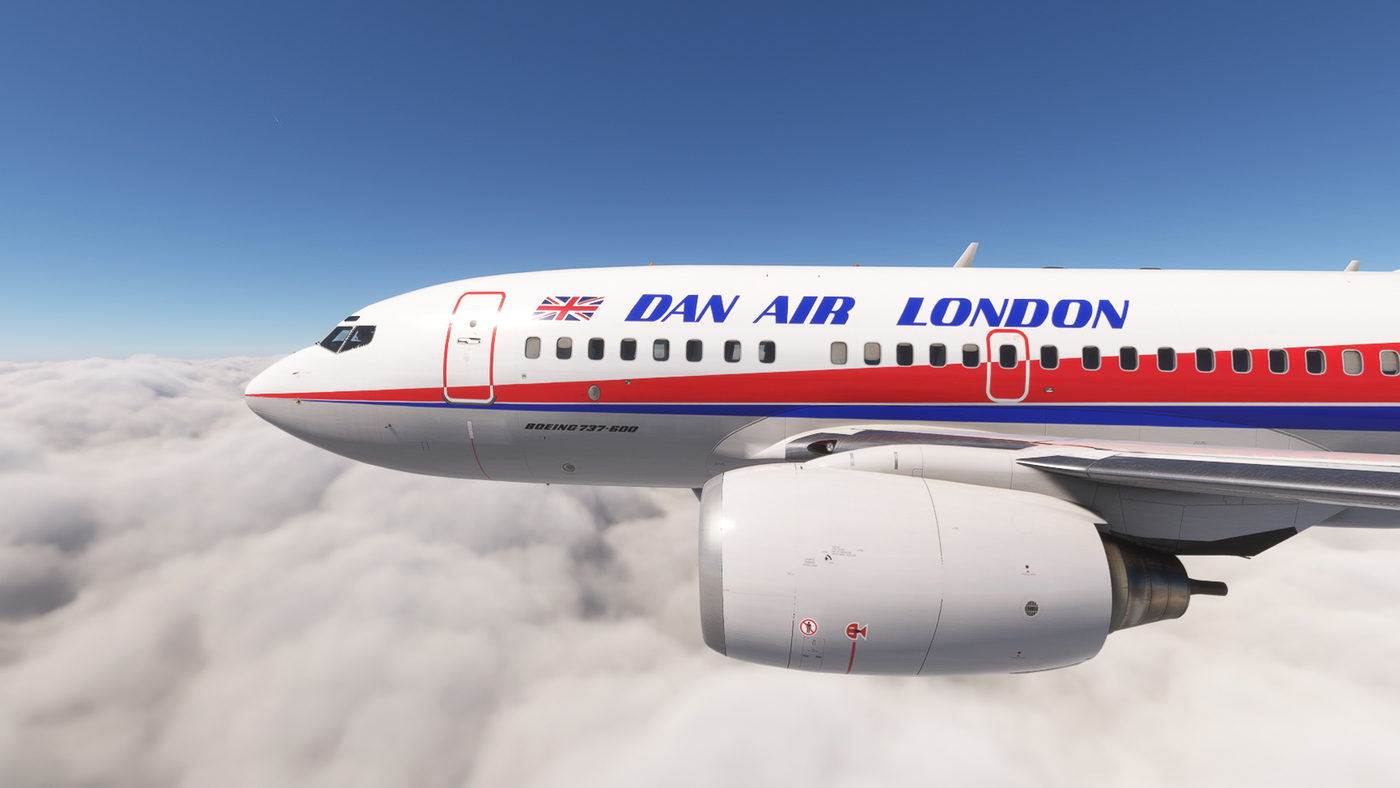 PMDG 737-600 Dan Air London (G-BNNJ) for Microsoft Flight Simulator | MSFS