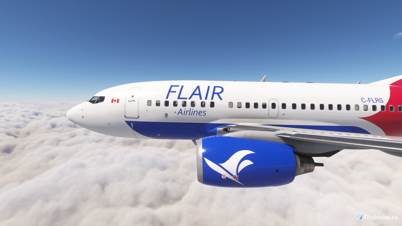 PMDG 737-600 Flair Airlines (C-FLRS) for Microsoft Flight Simulator | MSFS