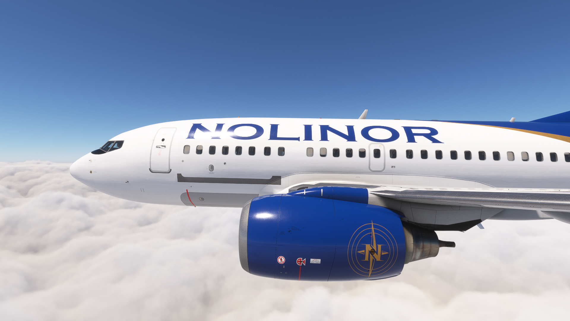 PMDG 737-600 w/ cabin Nolinor Aviation (C-GNLN) - MSFS Add-on ...