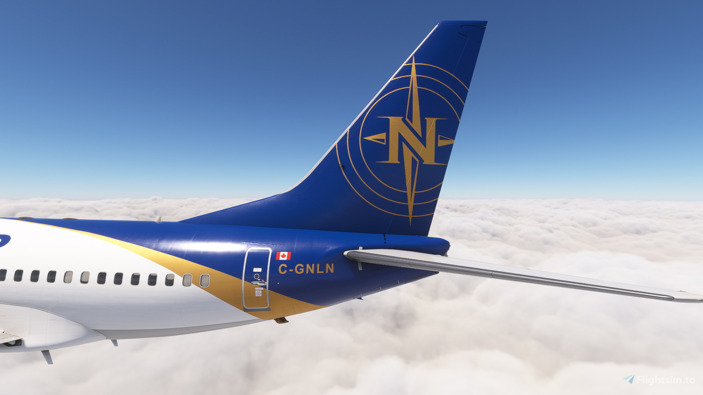 PMDG 737-600 w/ cabin Nolinor Aviation (C-GNLN) for Microsoft Flight ...