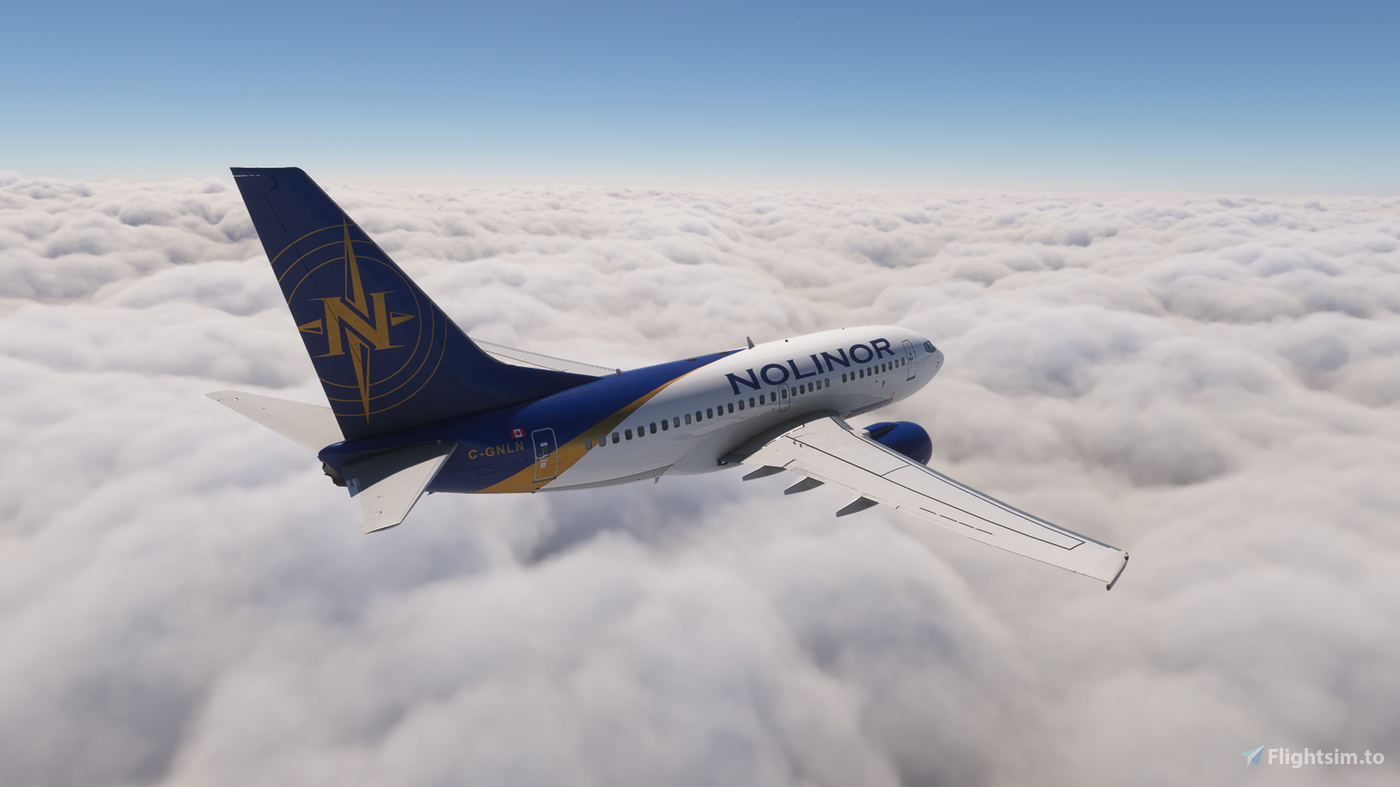PMDG 737-600 w/ cabin Nolinor Aviation (C-GNLN) for Microsoft Flight ...