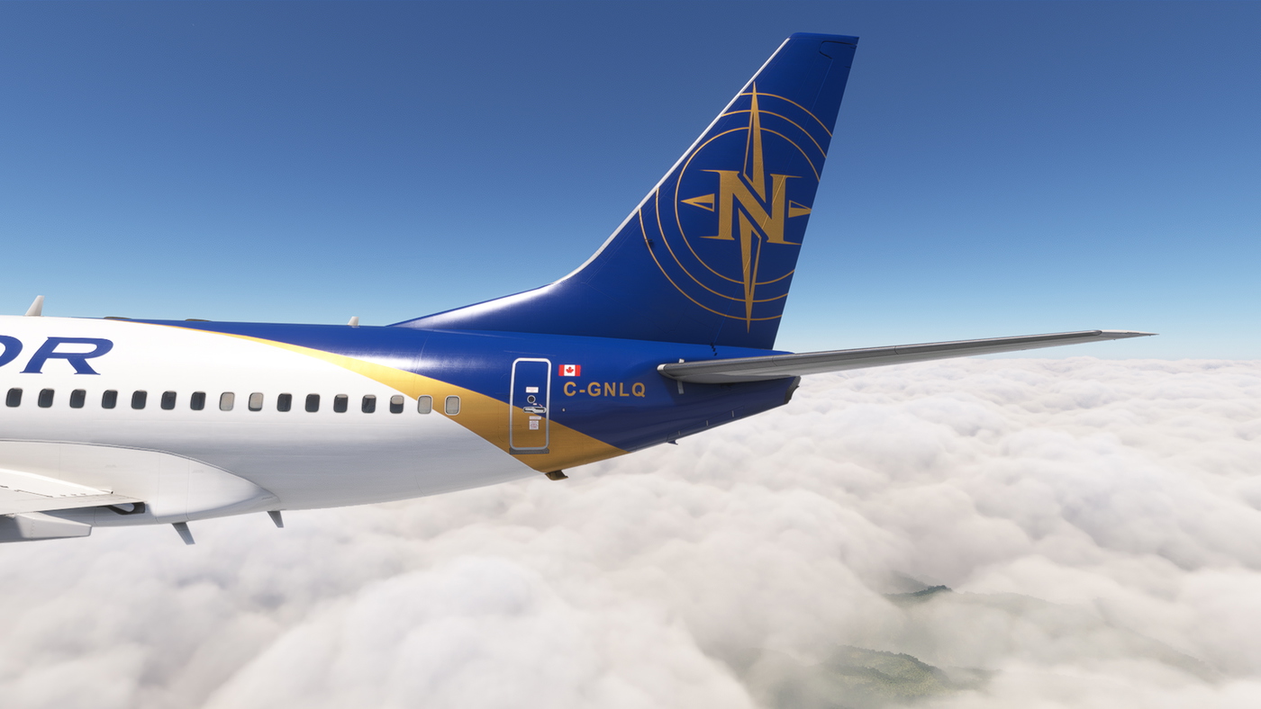 PMDG 737-600 w/ cabin Nolinor Aviation (C-GNLQ) のために Microsoft Flight ...
