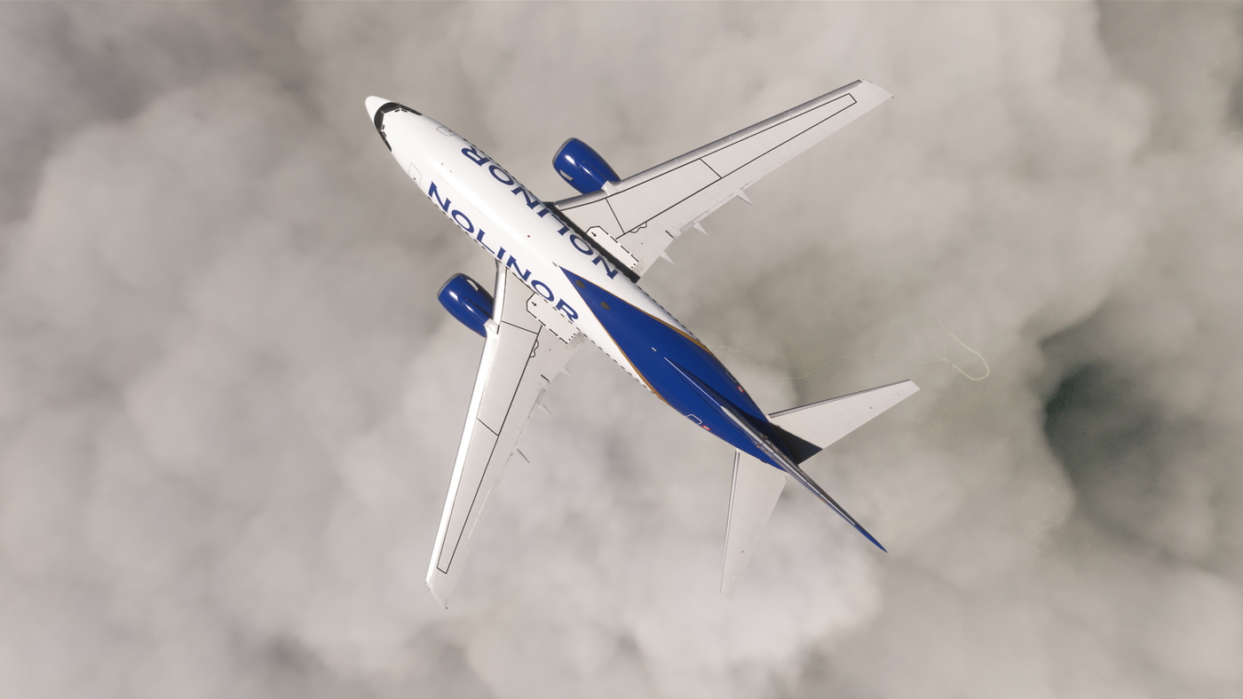 PMDG 737-600 w/ cabin Nolinor Aviation (C-GNLQ) 对于 Microsoft Flight ...